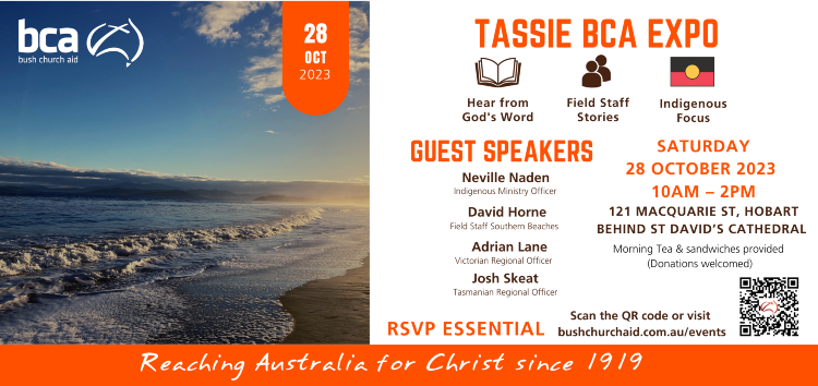 Events & Tours - The Bush Church Aid Society