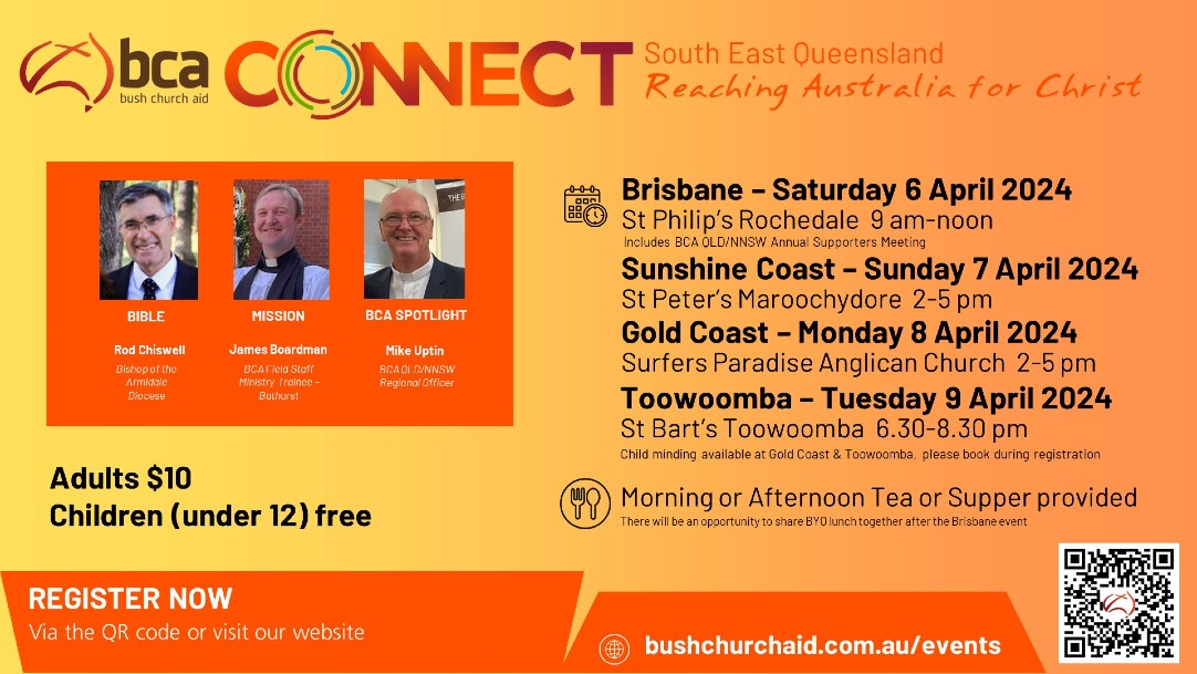Events & Tours - The Bush Church Aid Society